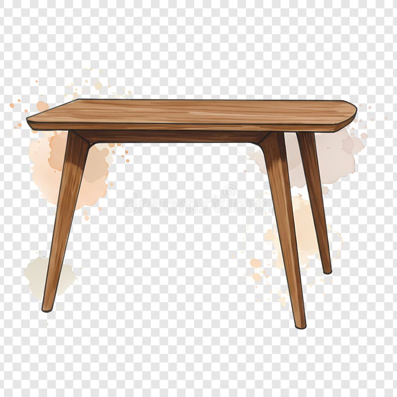 Sleek Mid Century Modern Wooden Console Table Stock Illustrations – 44 Sleek Mid Century Modern ...