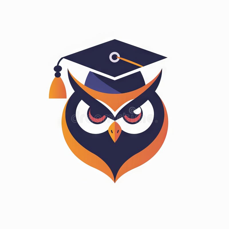 Contemporary Education Logo with an Owl and Graduation Cap. Stock ...
