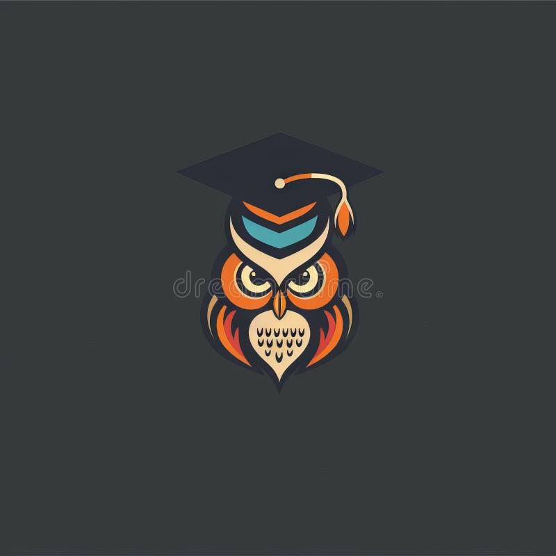 Contemporary Education Logo with an Owl and Graduation Cap. Stock ...