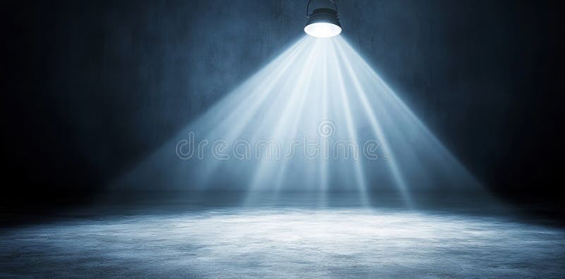 A Contemporary, Empty Room with a Concrete Finish, Rough Flooring, and ...