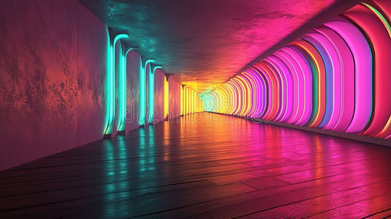 In the Contemporary Gallery, a Colorful Art Installation Generates a ...