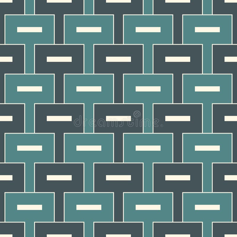 Contemporary Geometric Seamless Pattern. Repeated Polygons, Rectangles ...