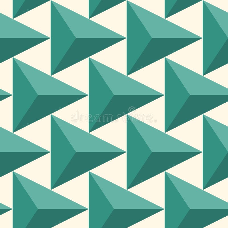 Contemporary Geometric Pattern. Repeated Triangles Ornament. Modern ...