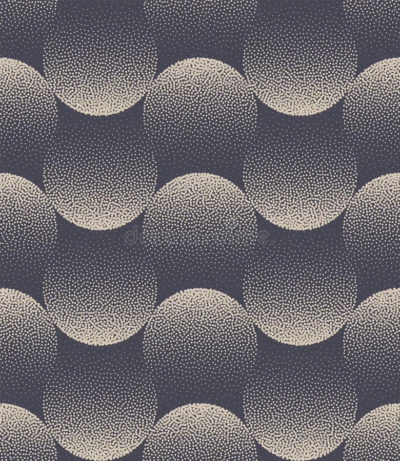 Contemporary Graphic Seamless Pattern Trend Dot Work Abstract Vector ...