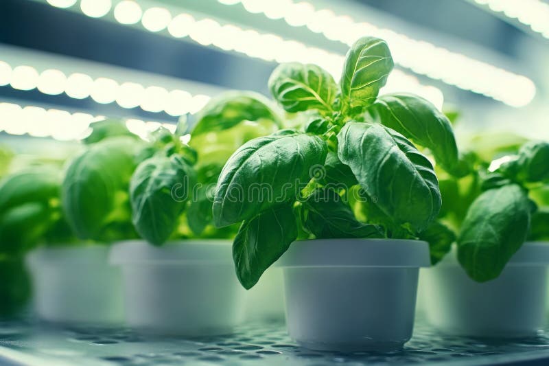 A Contemporary Greenhouse Includes Open Ventilation Panels and ...