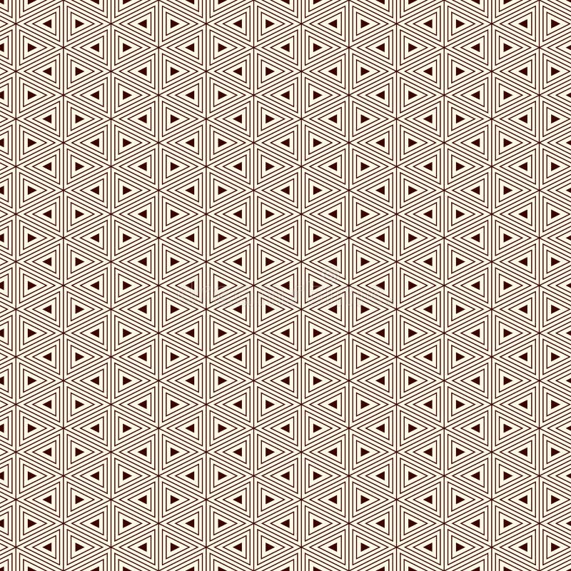 Contemporary Grid Pattern. Triangles Motif. Repeated Geometrical ...