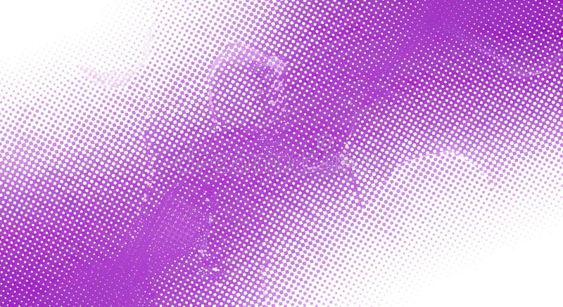 Contemporary Halftone Dot Effect Fading Purple Smooth White Background ...