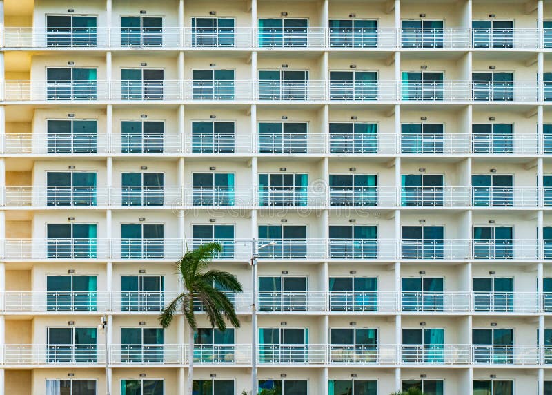 Contemporary Hotel Repeating Balcony Patterns Stock Photos - Free ...