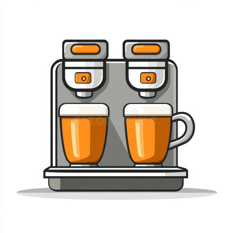 A Contemporary Ice Maker Appliance that Generates Ice Cubes in a Modern ...