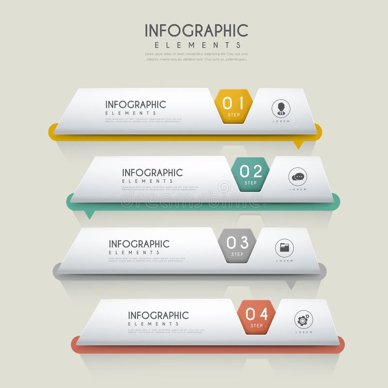 Contemporary Infographic Design Stock Illustration - Illustration of ...
