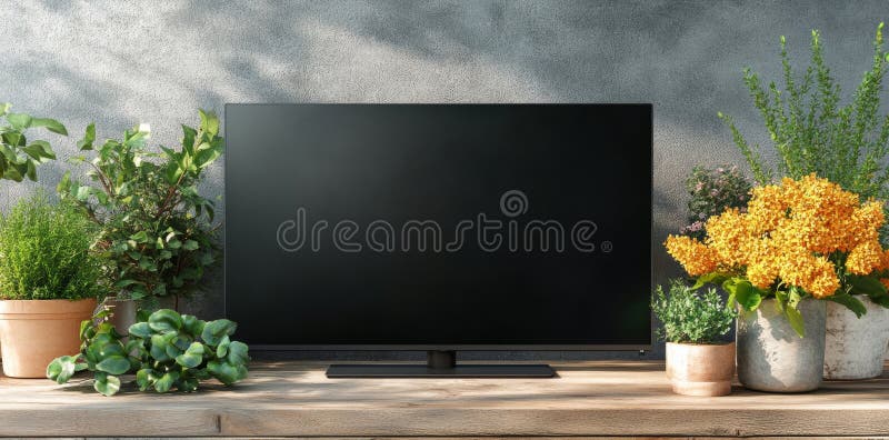 In a Contemporary Interior Setting, a Gray Wall Provides the Backdrop ...