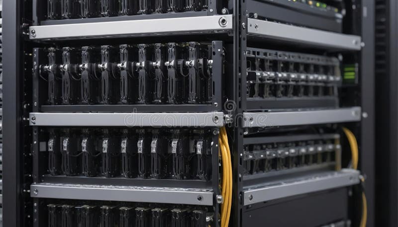 Contemporary Internet Content Hosting Platform with Rack Housing for ...