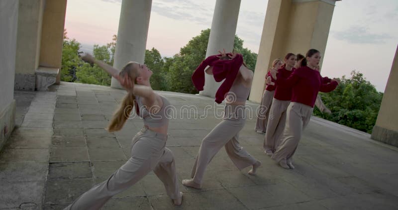 Contemporary Interpretive Dance in a Temple, Changing Clothes ...