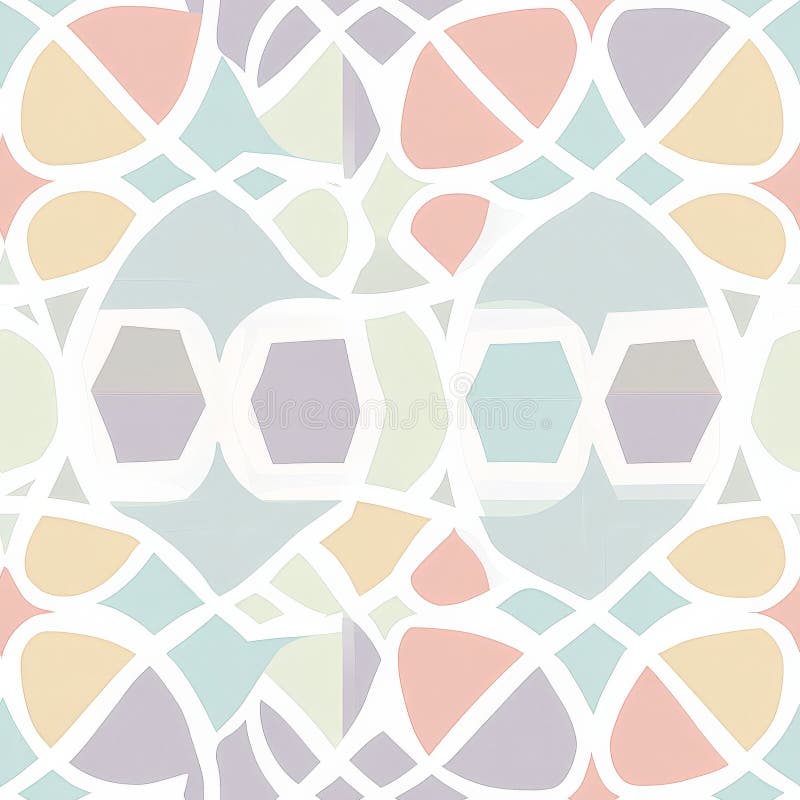 Contemporary Islamic Pattern Modern Minimalistic Geometric Lines Subtle ...