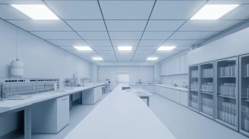 Pristine Cleanroom Corridor Stock Photos - Free & Royalty-Free Stock ...