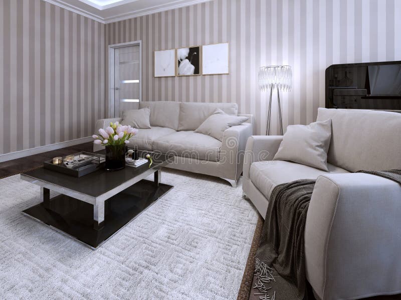 Contemporary Living Style stock photo. Image of contemporary - 59207786