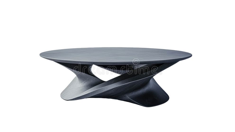 Contemporary Low Coffee Table with an Open Geometric Structure Stock ...
