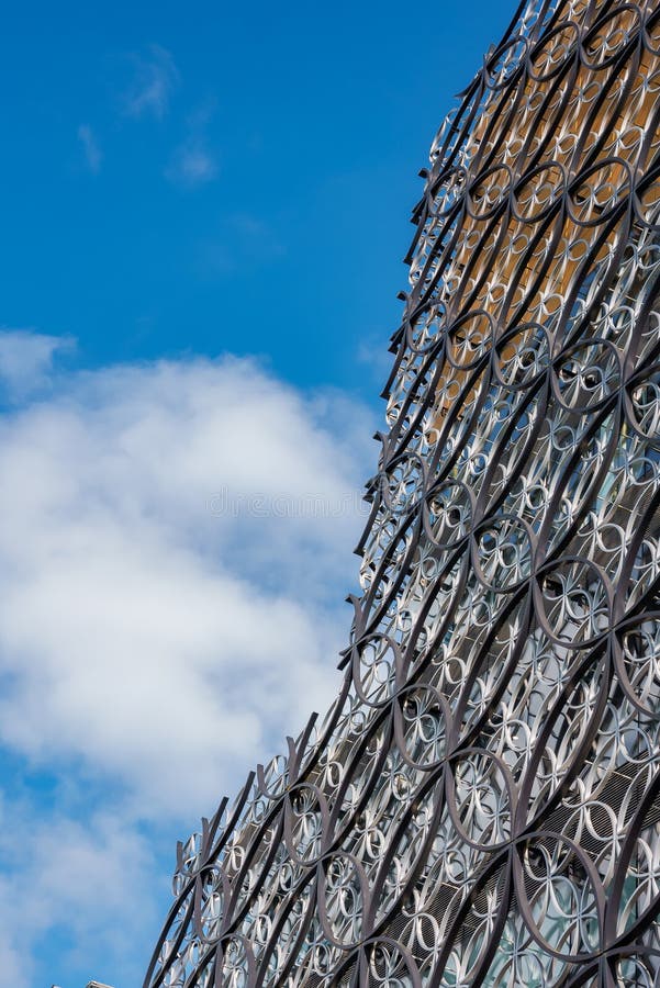 Contemporary Metallic Facade Featuring Circular Designs in Birmingham ...
