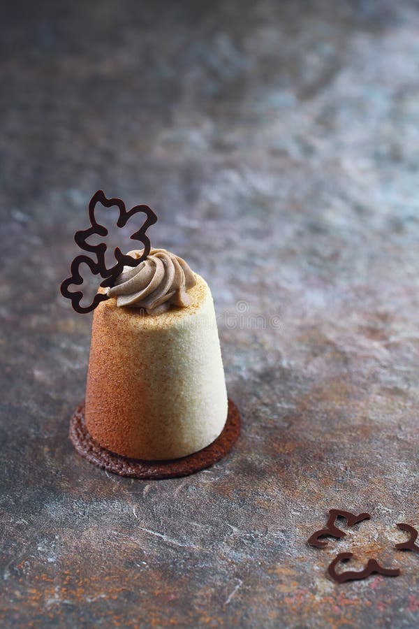 Contemporary Mini Entremet Cakes Stock Photo - Image of effect ...