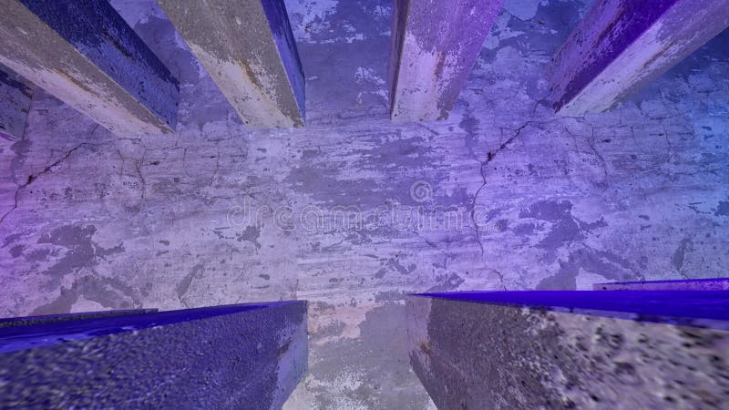 Contemporary Minimal Concrete Wall, 4k 3d Animation. Stock Video ...