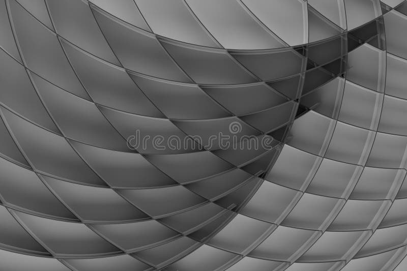 Contemporary Minimalist Abstract Background, Pattern - Thin Grey Curved ...