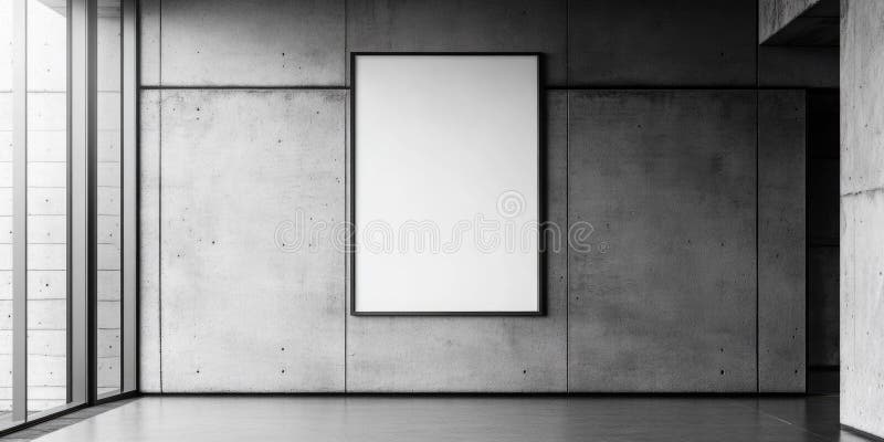 Contemporary Minimalist Interior Stock Photo - Image of black ...