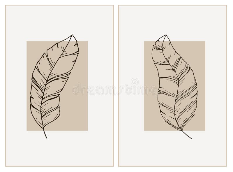 Minimalistic Feather Stock Illustrations – 2,021 Minimalistic Feather ...