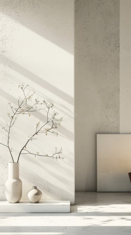 Contemporary Mockup Scene with a Focus on Simplicity. Stock ...