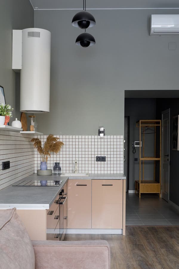 Contemporary Modern Minimalist Kitchen Featuring Stylish and Functional ...