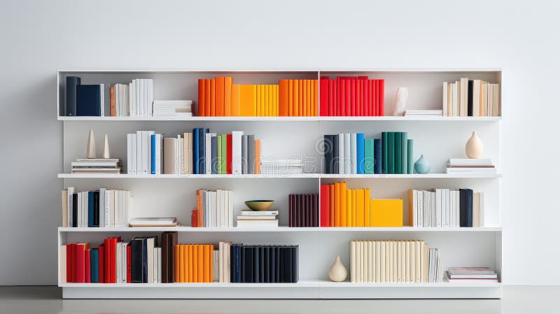 Contemporary Modern Studio Book Stock Illustration - Illustration of minimalist, clean: 370487039