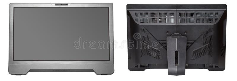 The Back of a Desktop Computer with the Motherboard. Stock Photo ...