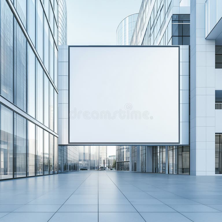 Contemporary Office Building Advertisement for Clients Stock ...