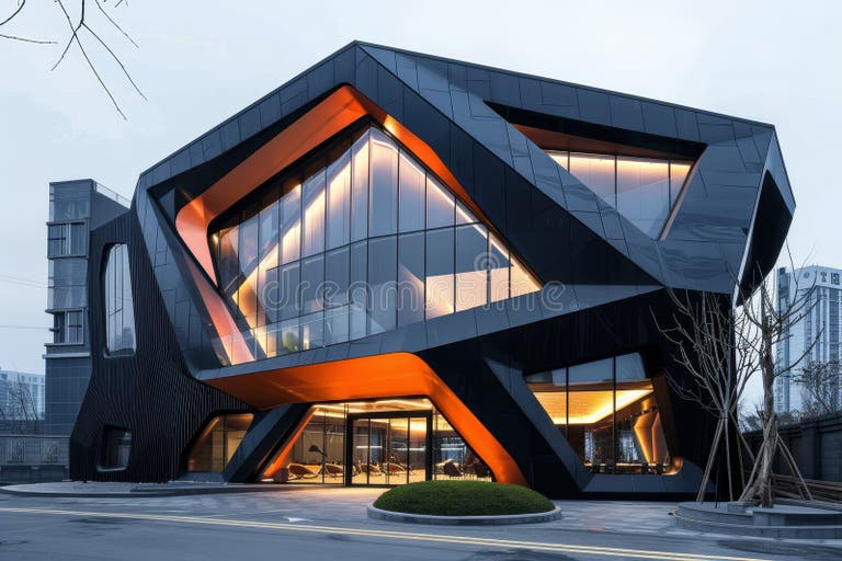 Asymmetrical Facade Stock Illustrations – 81 Asymmetrical Facade Stock ...