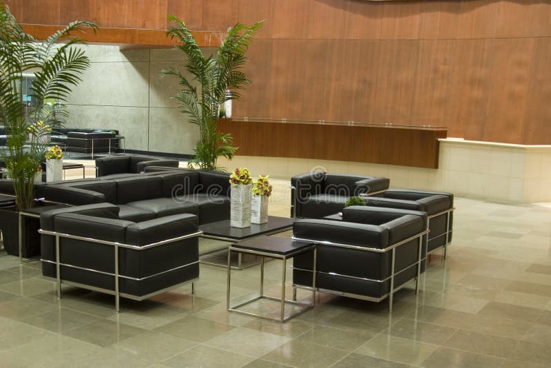 Contemporary Office Lobby stock image. Image of room - 10927713