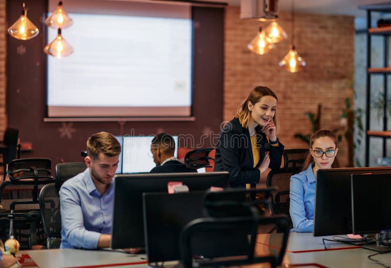 Strategic Business Meeting: Group of Professionals Collaborating in ...