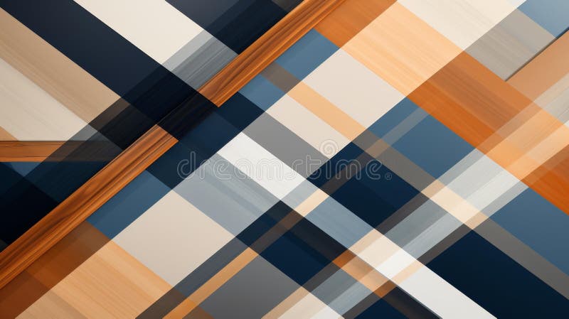 Contemporary Plaid Art Featuring Geometric Designs and Flat ...