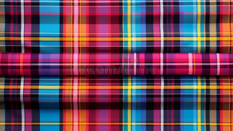 Contemporary Plaid Art Featuring Geometric Designs and Flat ...
