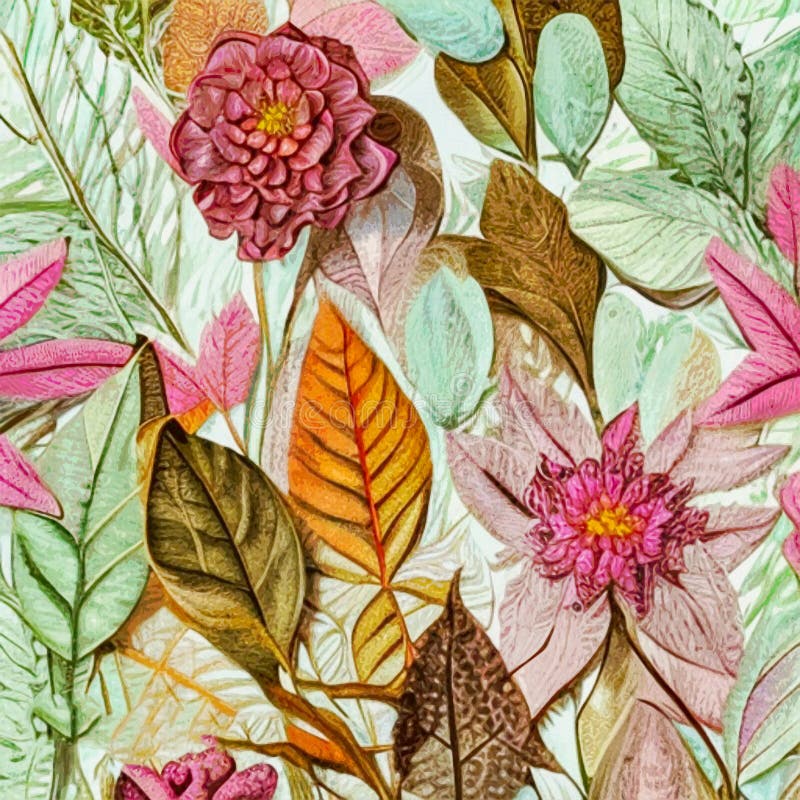 Contemporary Poster. Botanical Formula. Printable Illustration Stock ...