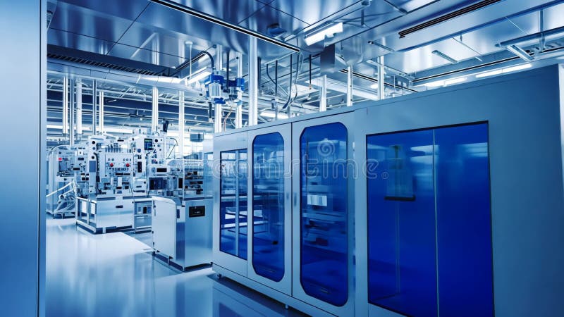 A Contemporary Production Facility Showcasing Advanced Computer ...