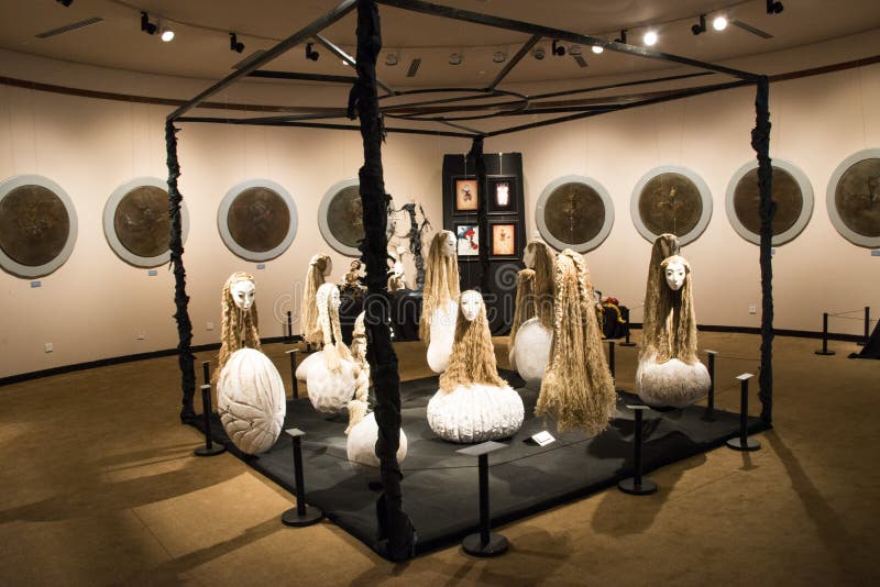 Contemporary Puppet Character Style Exhibition Editorial Photo - Image ...