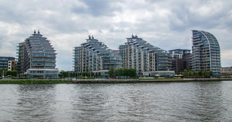 Contemporary Real Estate Development in West London Stock Image - Image ...
