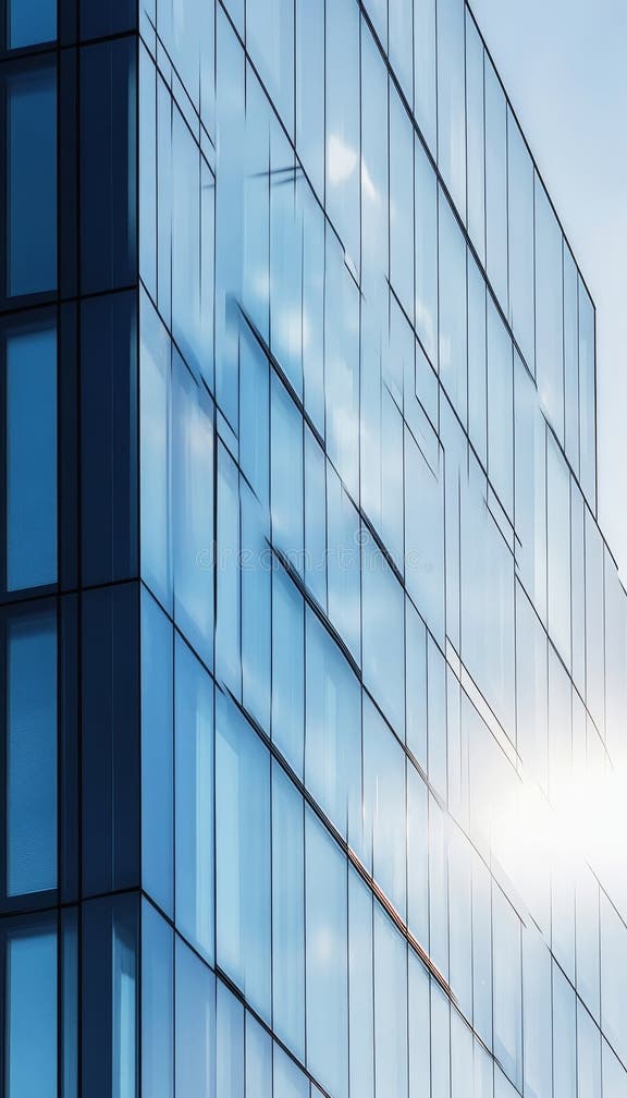 Contemporary Rectangular Structure of Translucent Glass Showcasing ...