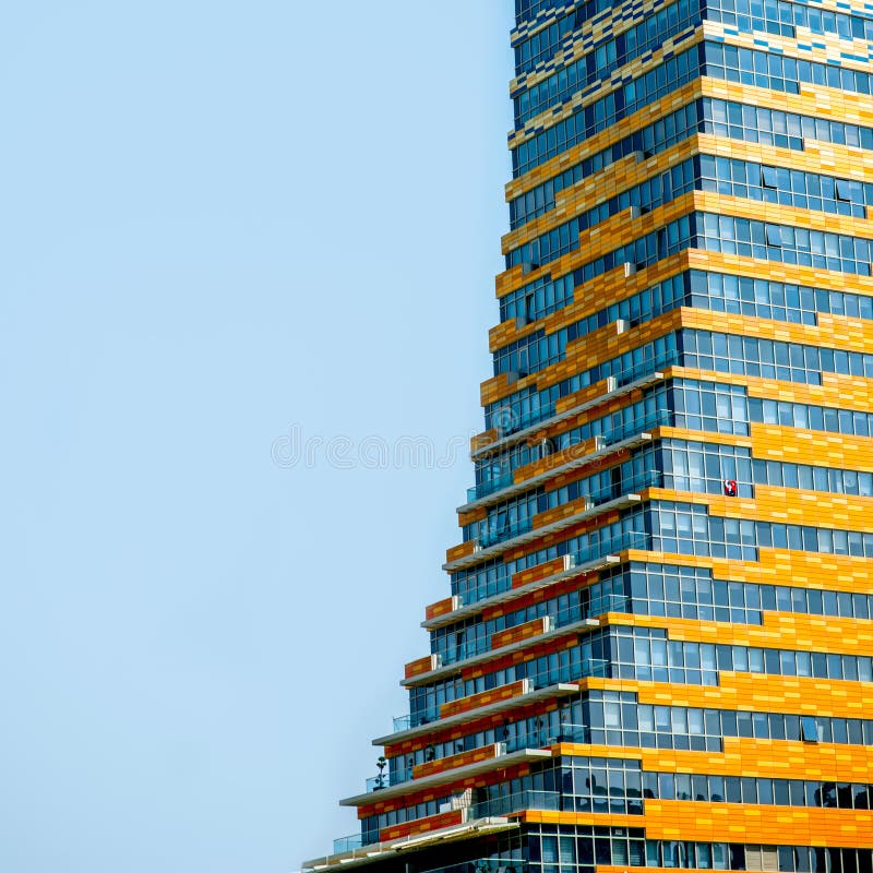 Contemporary Residential Facade Stock Image - Image of real, outdoor ...