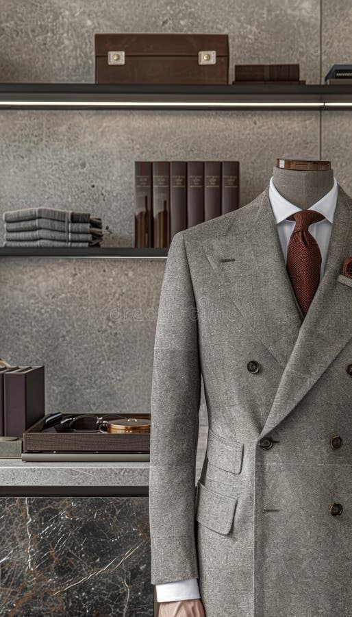 Contemporary Retail Space with Stylish Merchandise Featuring Chic Array ...