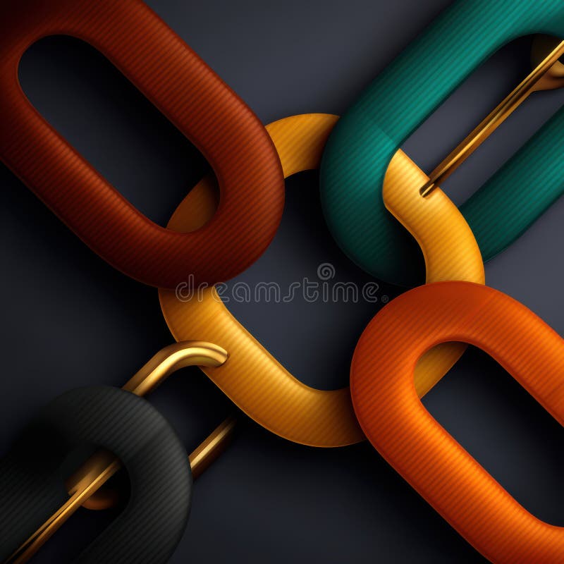 Contemporary Seamless Vector Pattern with Interlocking Geometric Shapes ...