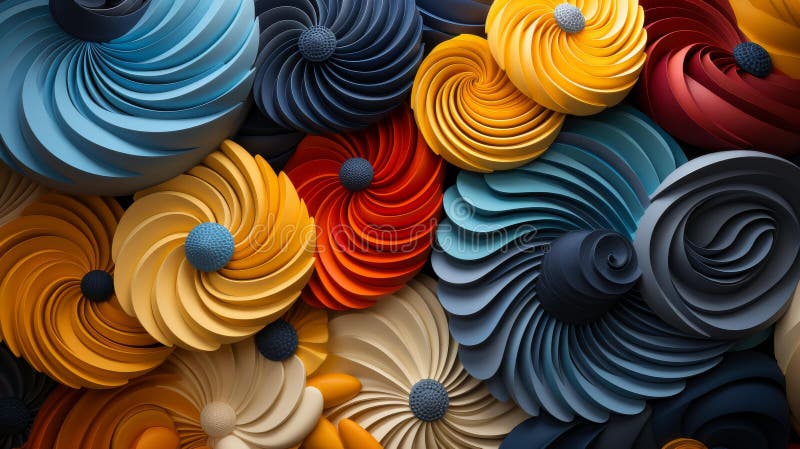 Contemporary Seashell Art Featuring Geometric Designs and Precise ...