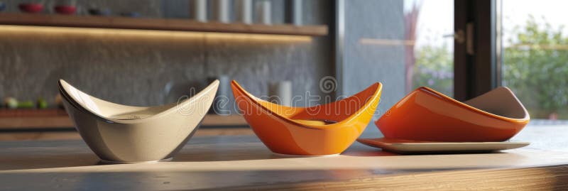 A Contemporary Soap Dish with Bold Triangular Shapes in Contrasting ...