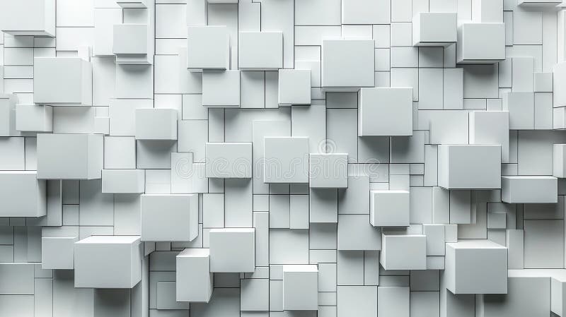 Contemporary Space Dynamic Geometric Shapes in Abstract Digital Art ...