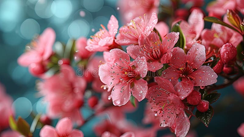 A Contemporary Spring Blooming Sakura Trees Pink Flowers Sakura Spring ...