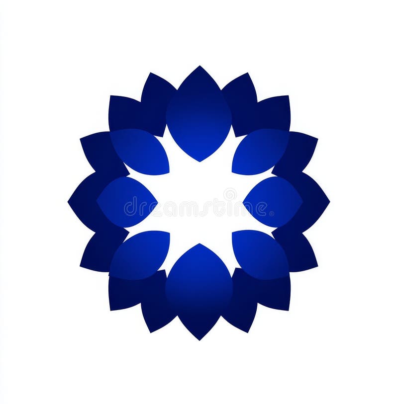 A Contemporary, Standalone Symbol Featuring a Circular Abstract Form ...